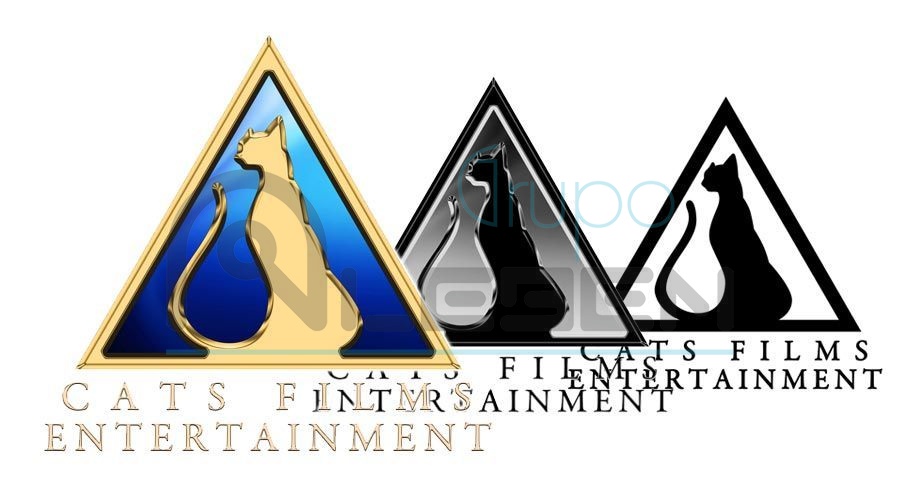 Diseño Logo Corporativo de Cats Films Entertainment | Aleben